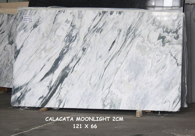 CALACATTA MOONLIGHT 2cm 121×66 – Absolute Kitchen & Granite