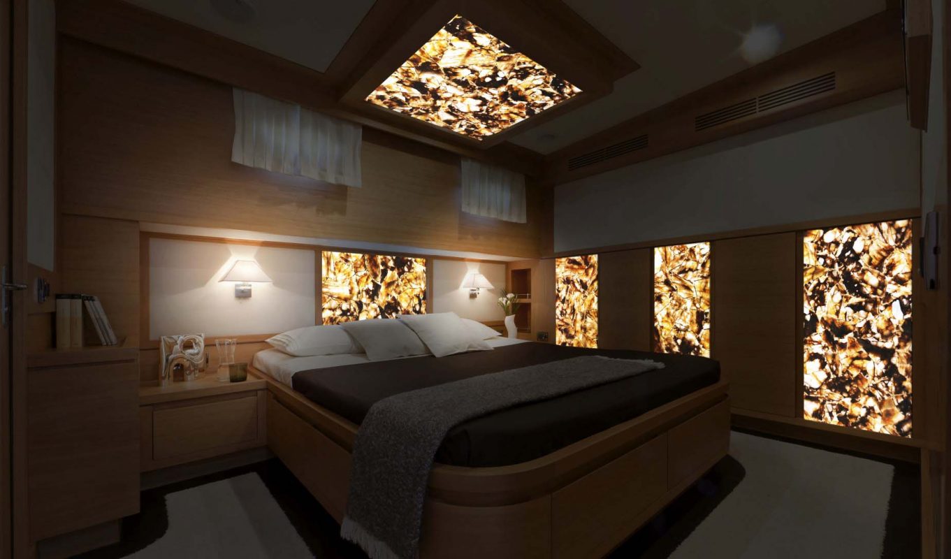 Chocolate Quartz Backlit – Absolute Kitchen & Granite