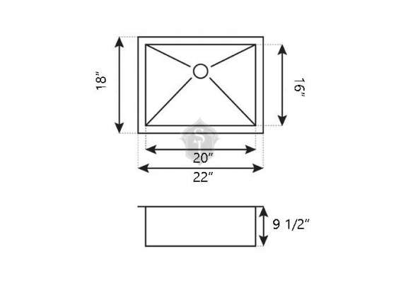 Rectangle Stainless Steel Sink – Absolute Kitchen & Granite